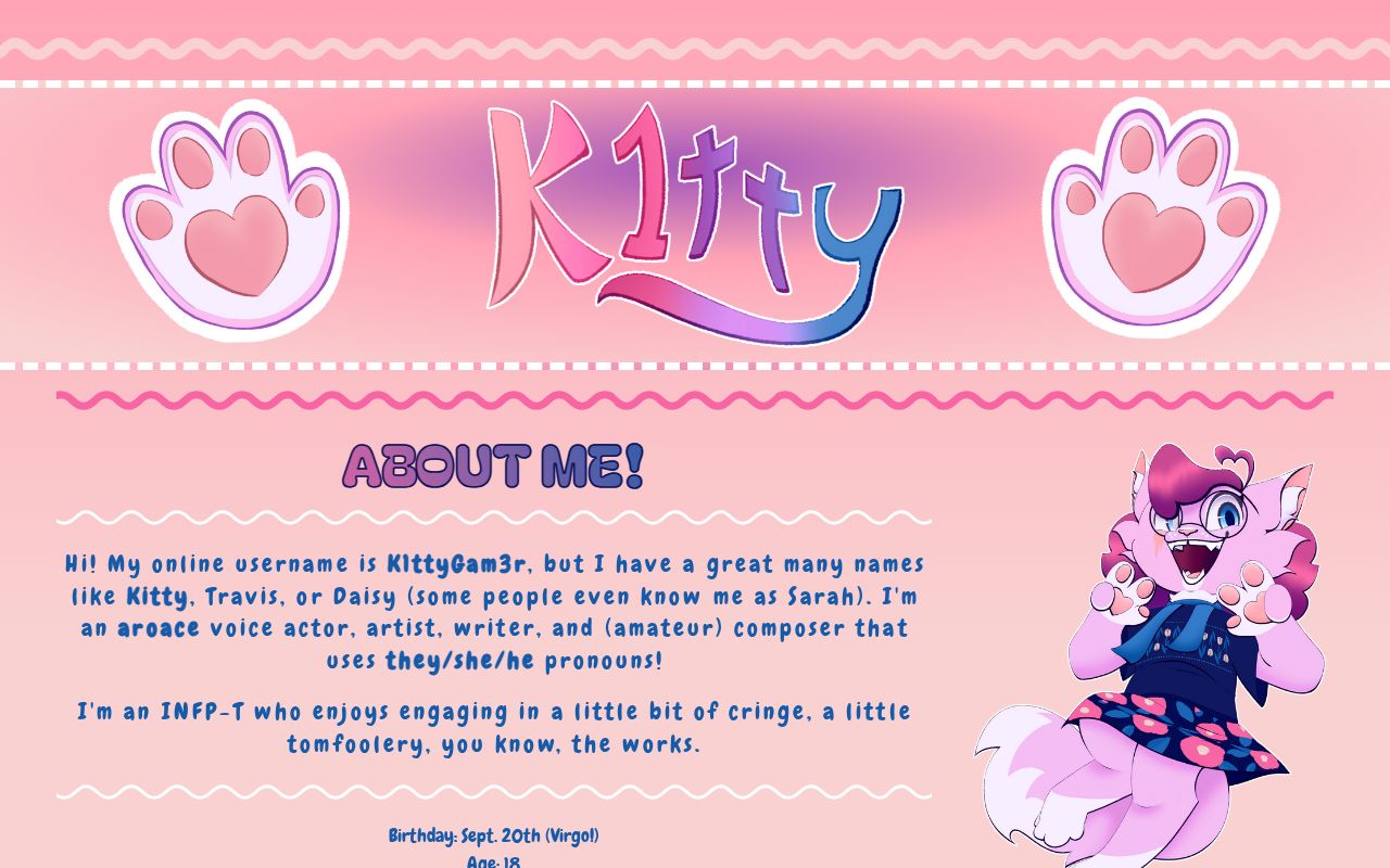 K1ttyGam3r - Aroace Artist and Actor